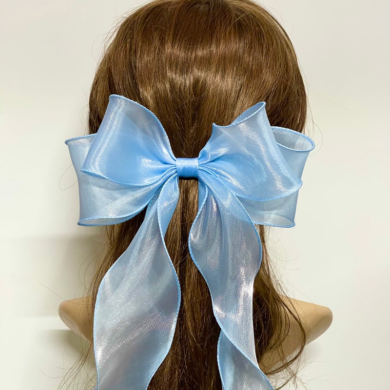 Blue Hair Clip - Etsy