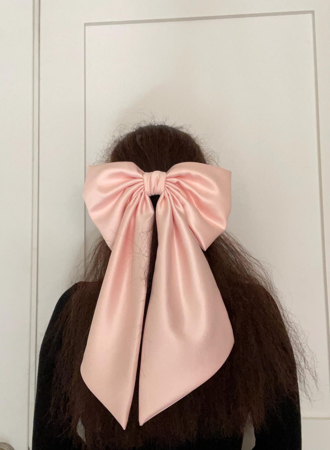 Satin Hair Bow Oversized Hair Bows for Adult Hair Bow for Women - Etsy