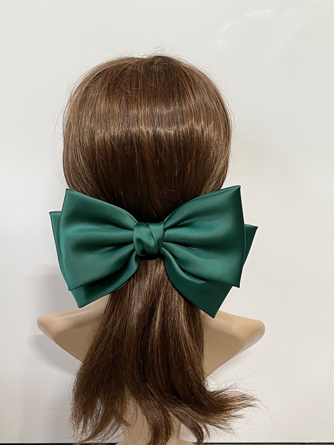 Satin Bow Clip Satin Big Bow Women Hair Clip Hair - Etsy
