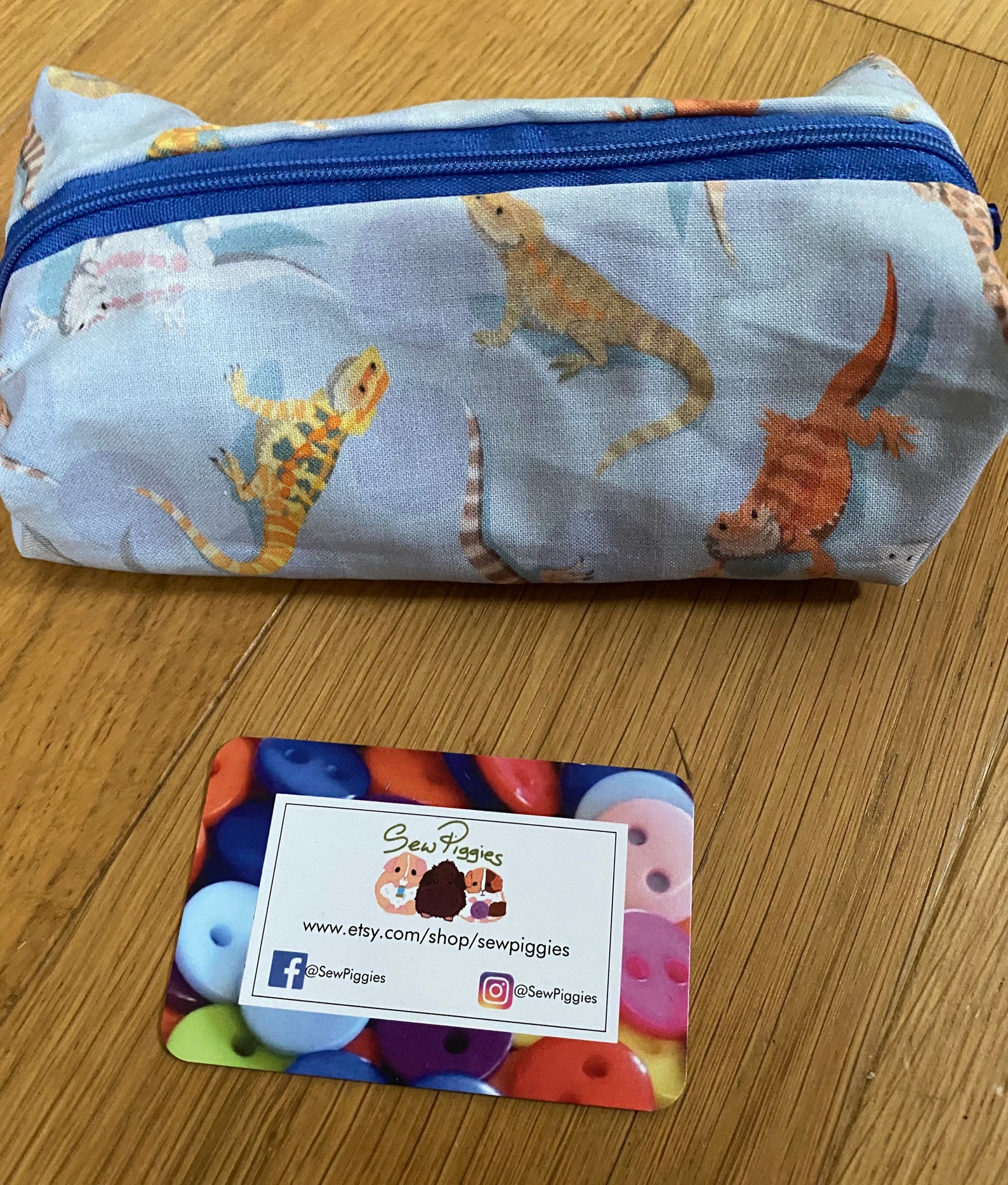 Bearded Dragon Lizard Reptile Pencil Case Make up Bag Pouch - Etsy