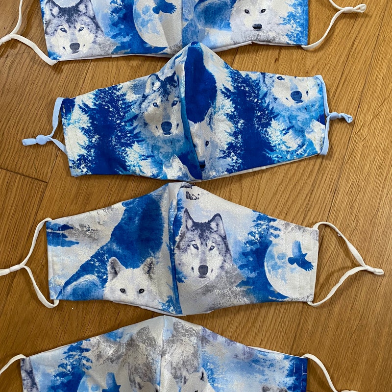 Wolf Face Mask - Etsy