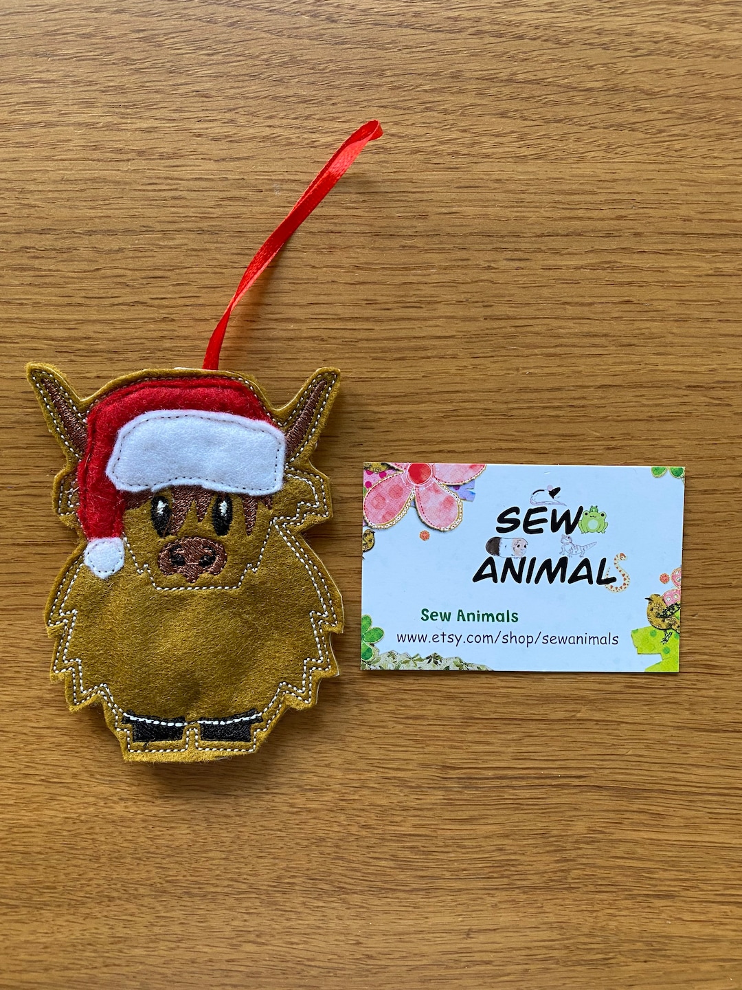 Gingerbread Highland Cow Christmas Decorations - Etsy