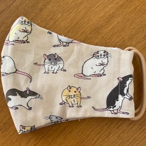 Tiny White Mouse / Rat Ceramic Necklace Pets Rat Mice Geek | Etsy