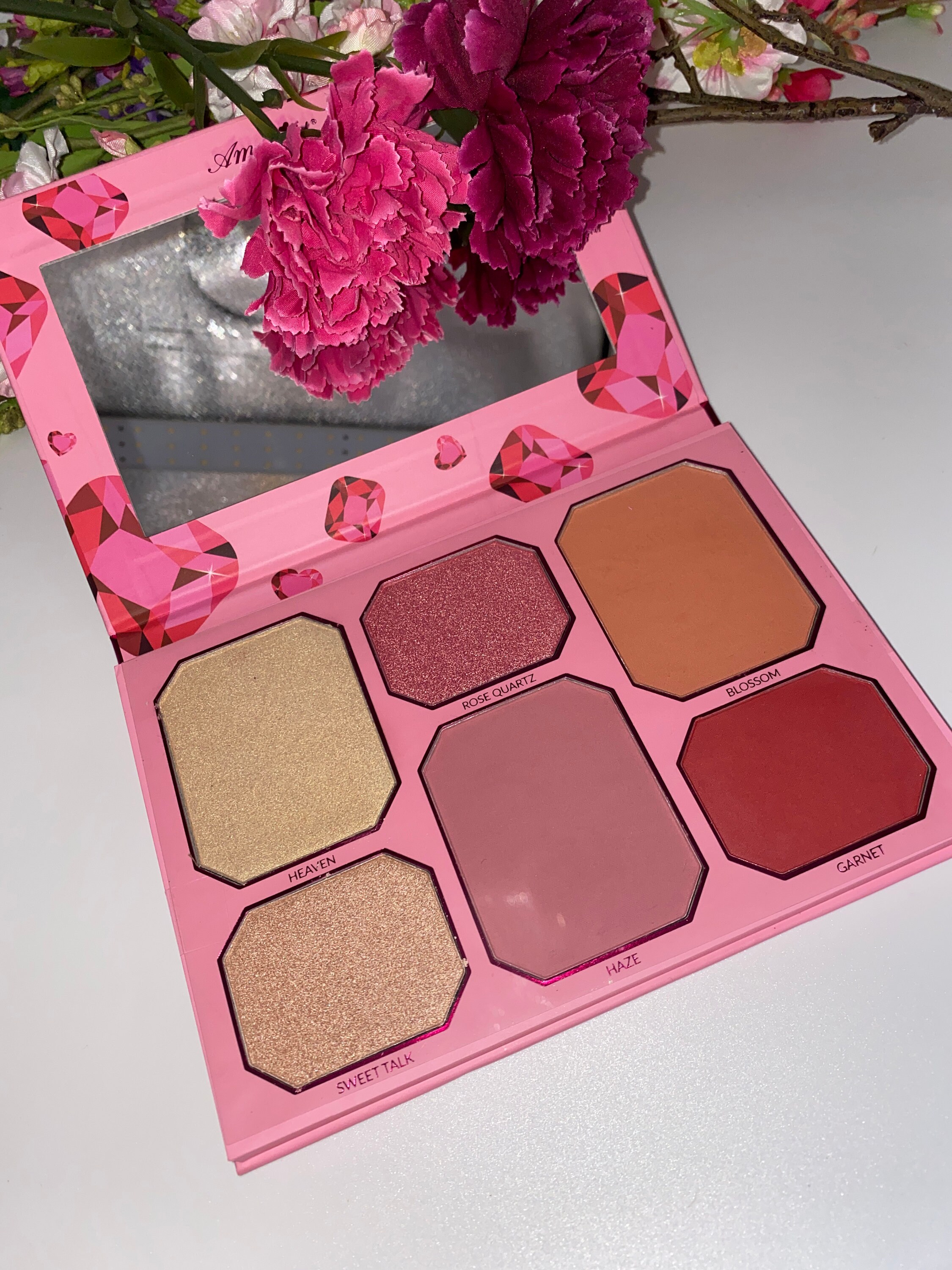 Pink Ruby Blush & Highlighter Palette | Etsy