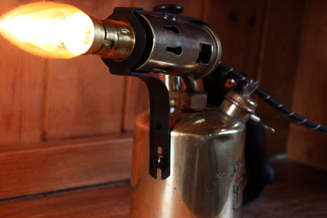 Vintage Paraffin Torch Lamp - Etsy UK