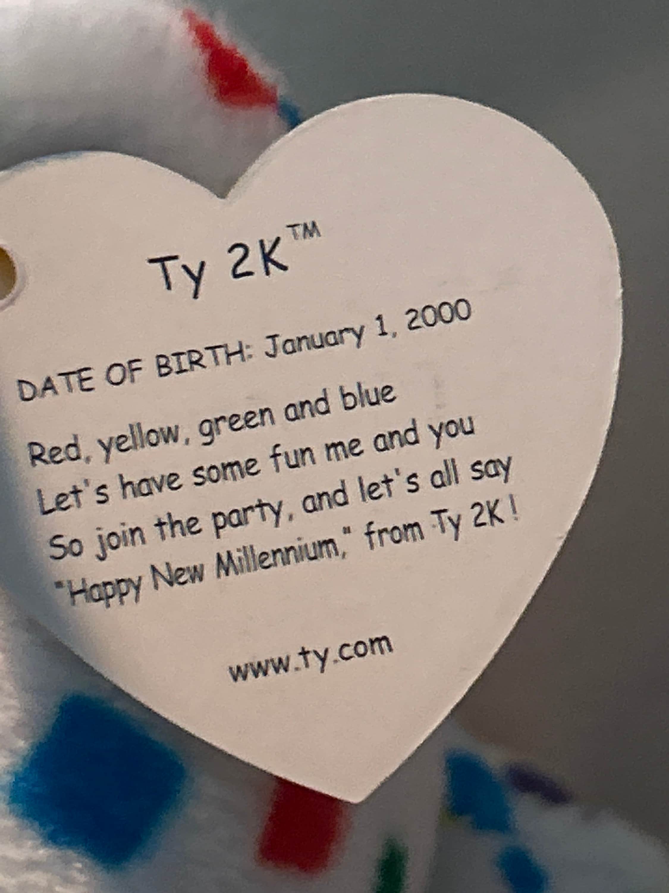 Ty Beanie Baby TY 2K - Etsy