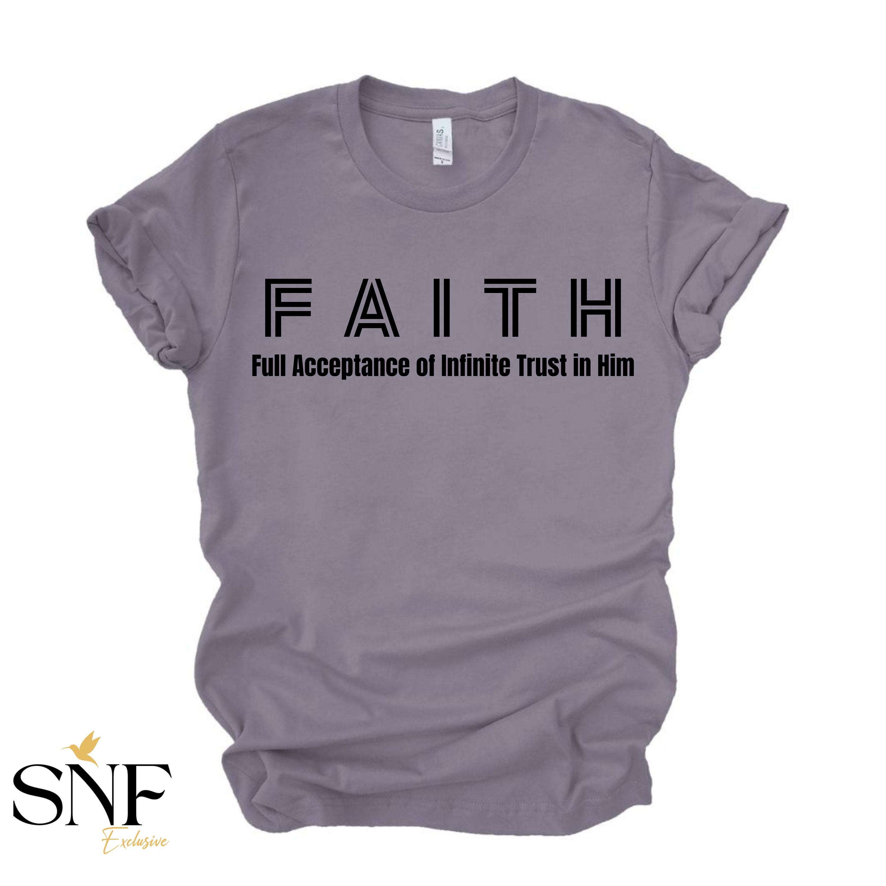Faith Acronym Shirt. Meaning of Faith, Faith Definition, Faith Based ...