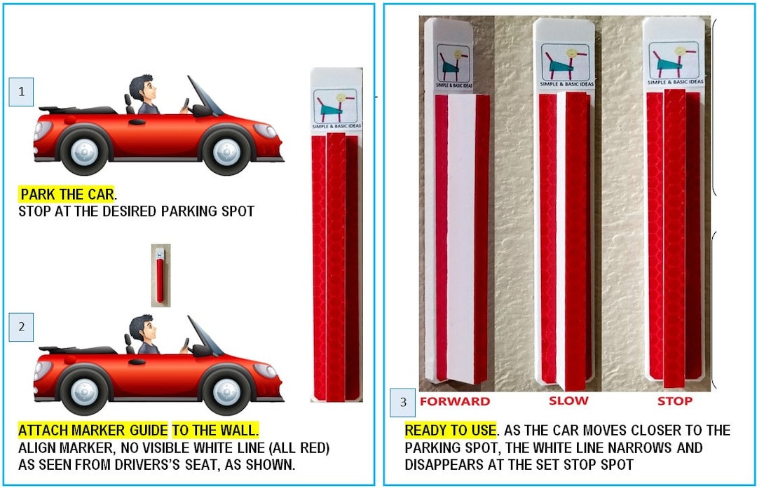 New Garage Car Parking Assistant/aid, Good Visibility From Driver and ...
