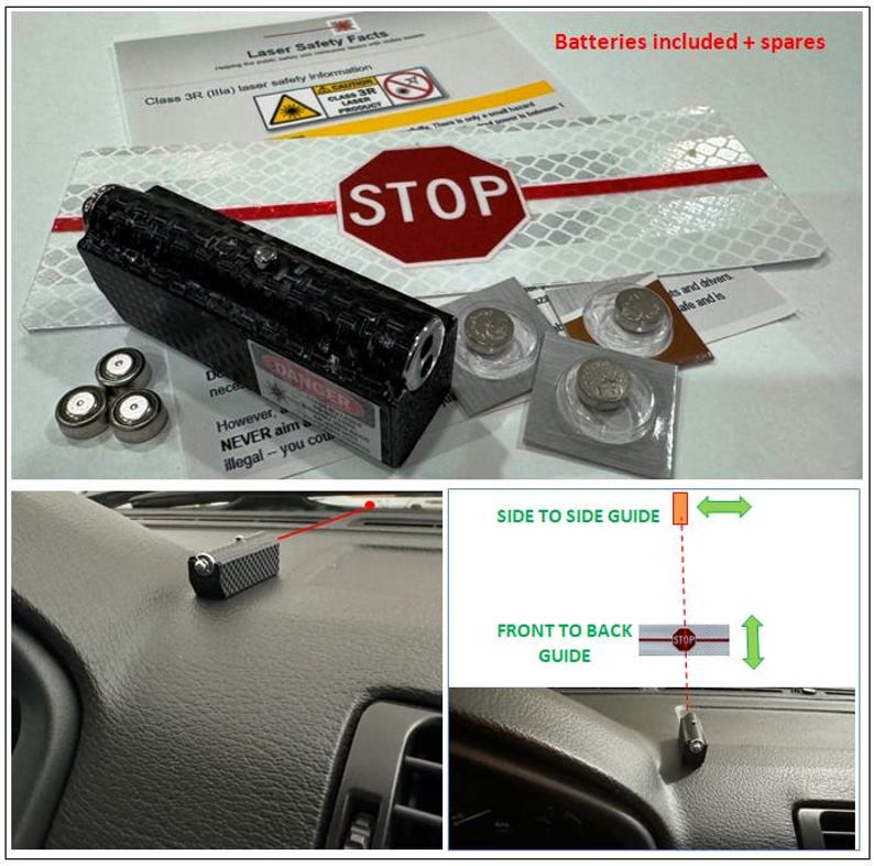Laser Parking Assist: Garage Car Alignment Guide - Easy Install - Etsy