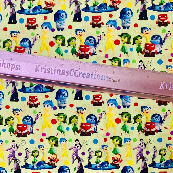 Inside Out Joy Fabric - Etsy