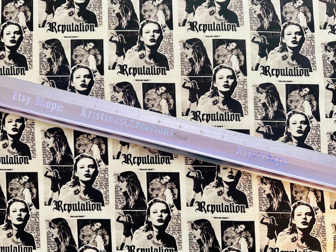 Tay Taylor Swift Swiftie Reputation 100% Cotton Craft Tumbler Fabric ...