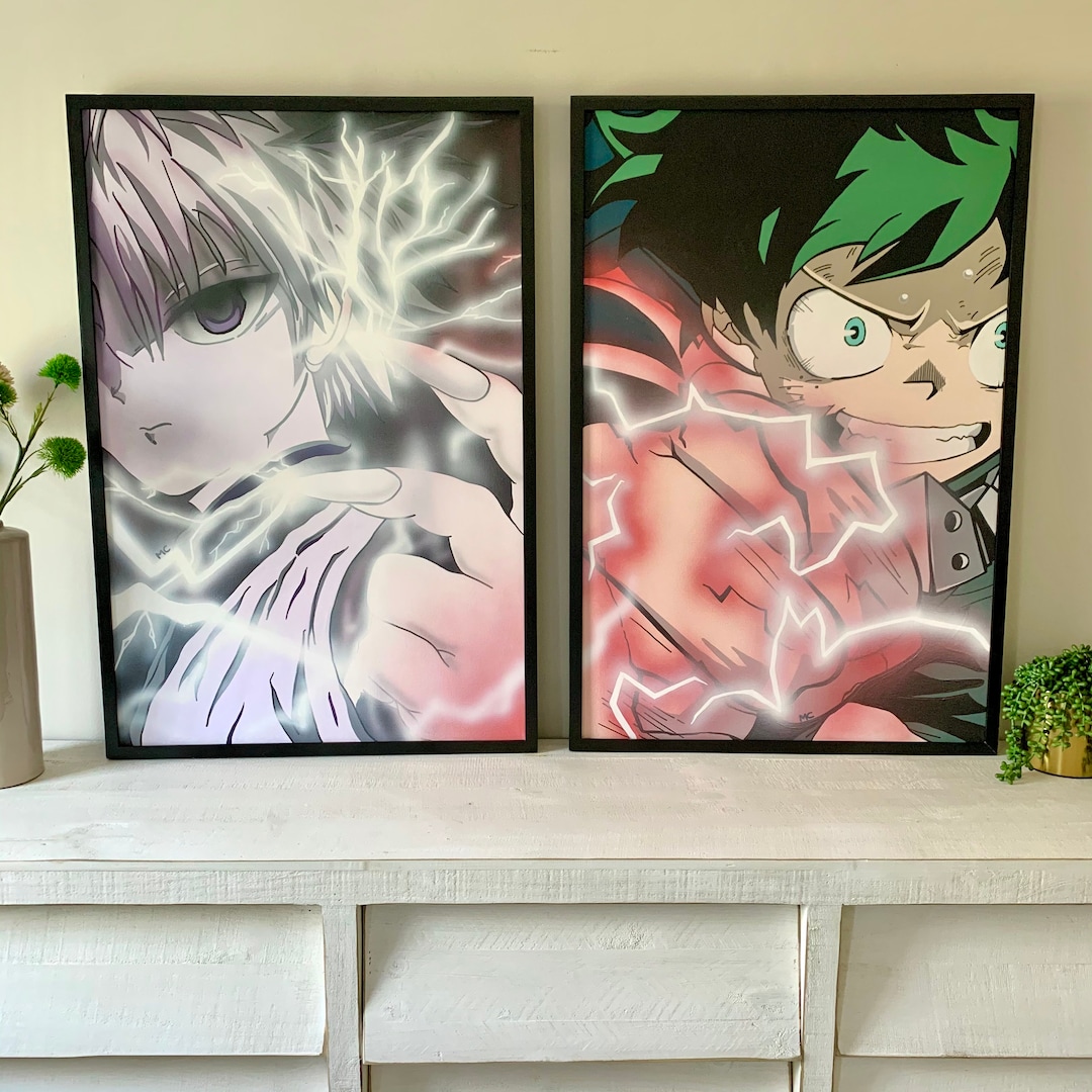 Custom Hand-painted Anime Acrylic Paintings - Etsy