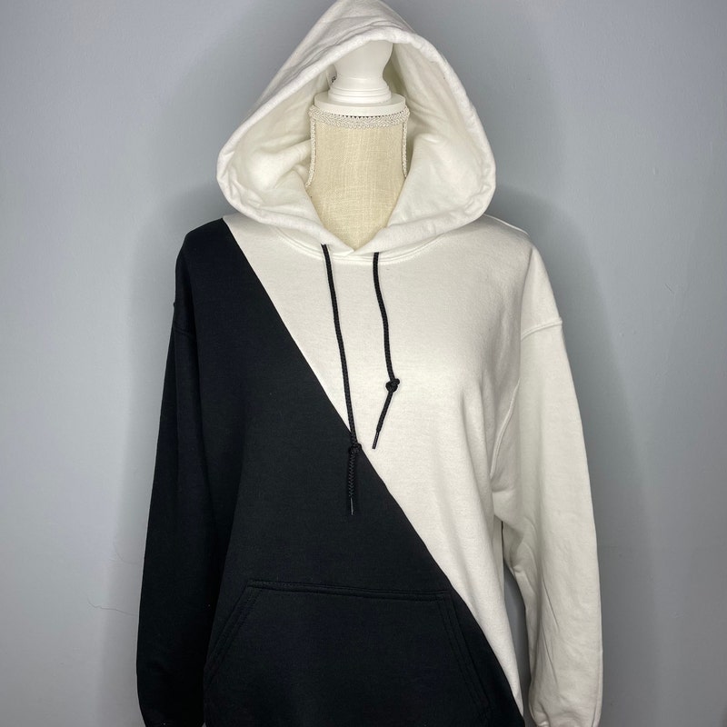 Two Color Hoodie - Etsy