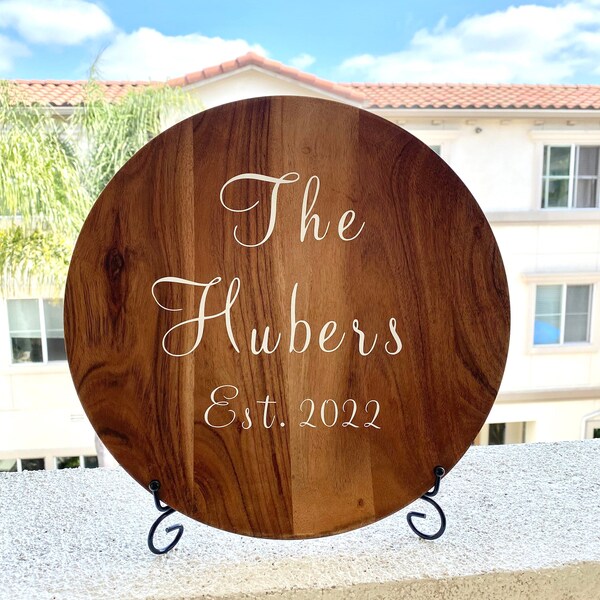 Rustic Wooden Plate - Etsy