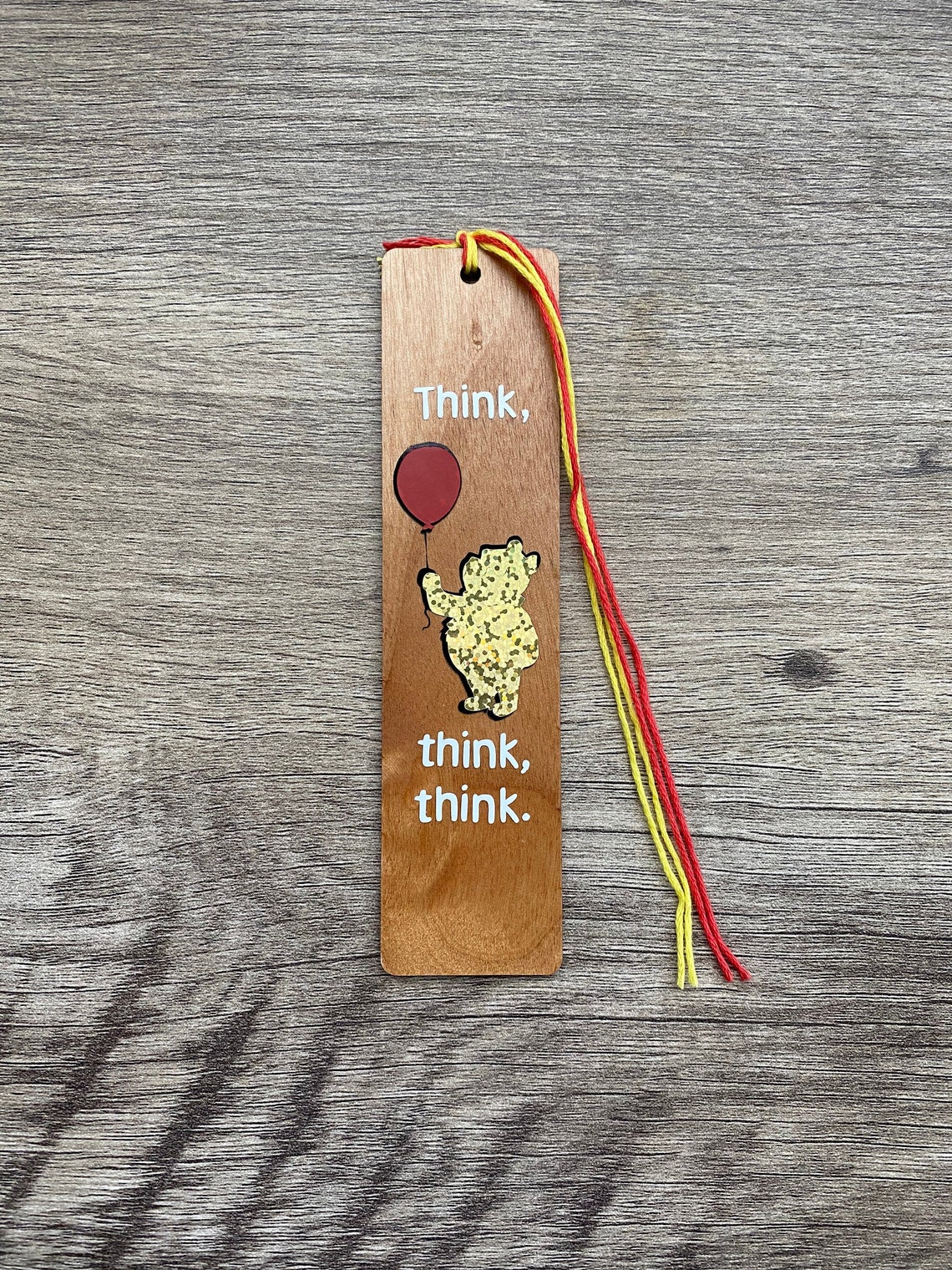 Custom Bookmark, Disney Bookmarks, Winnie the Pooh, Wooden Bookmark ...