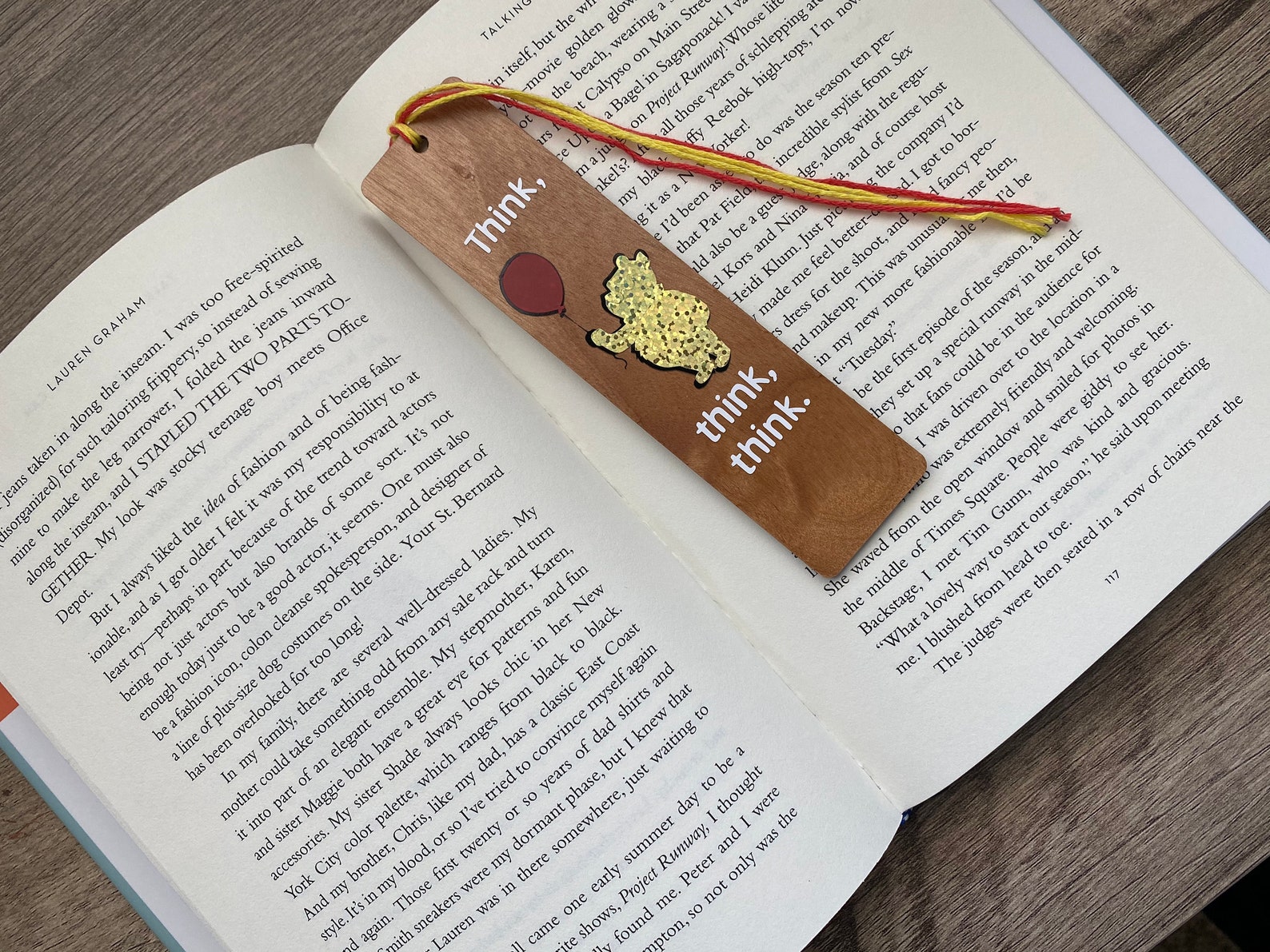 Custom Bookmark, Disney Bookmarks, Winnie the Pooh, Wooden Bookmark ...