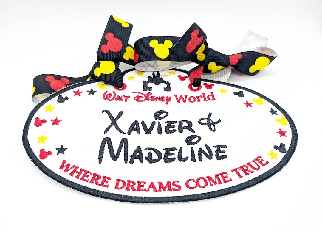 Disney World Castle Inspired Stroller Wheelchair Scooter Spotter Tag ...