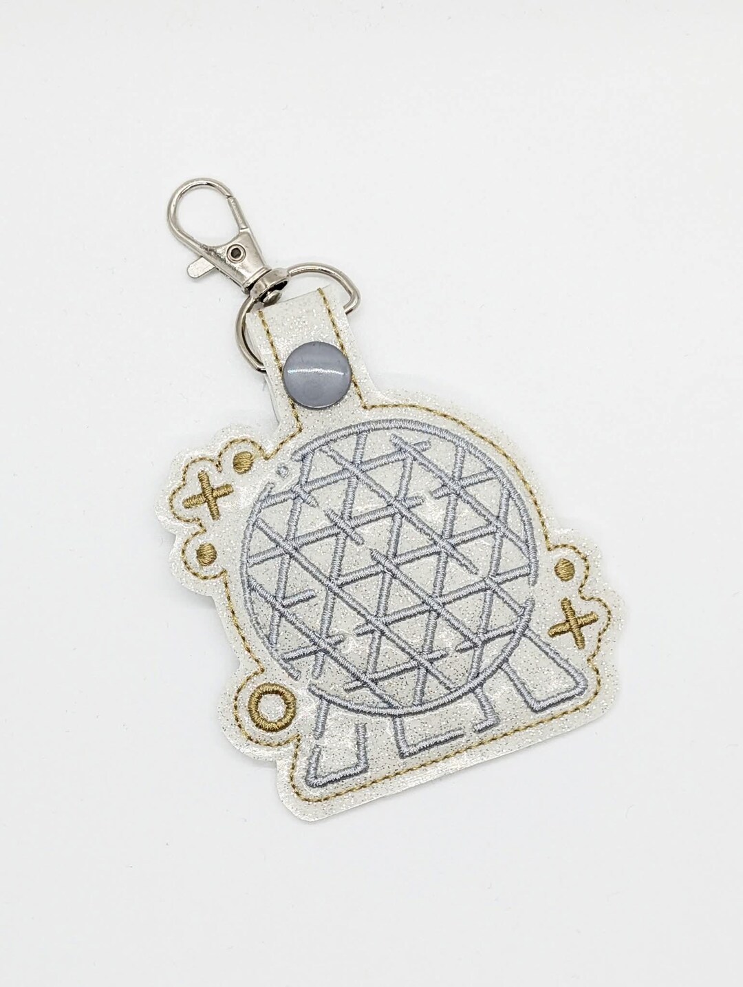 Disney World Epcot Spaceship Earth Inspired Keychain Backpack Purse ...