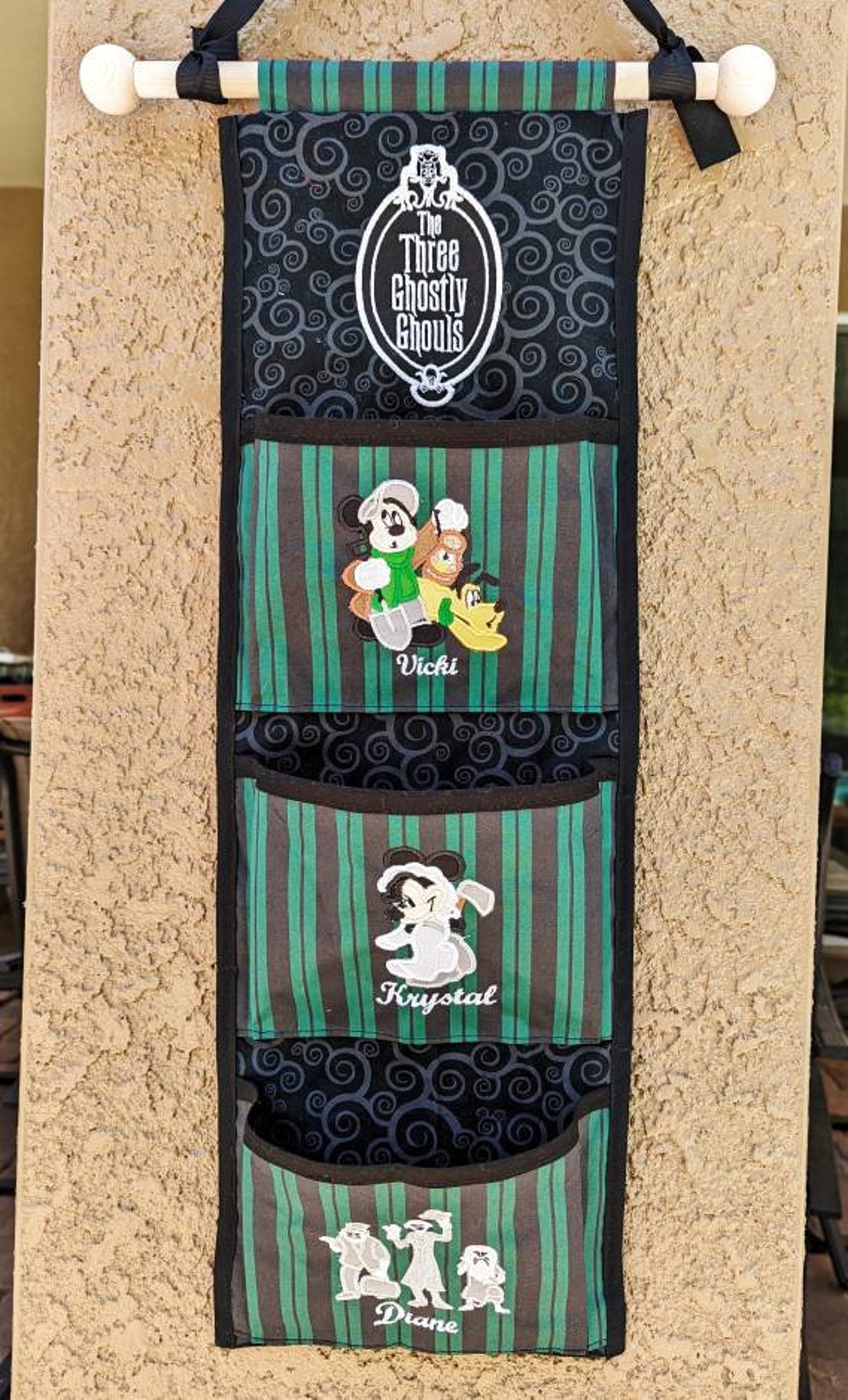 Embroidered Haunted Mansion Inspired Theme Fish Extender for Disney ...