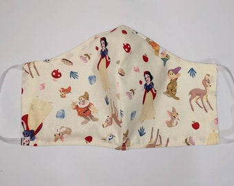 Snow White Face Mask - Etsy