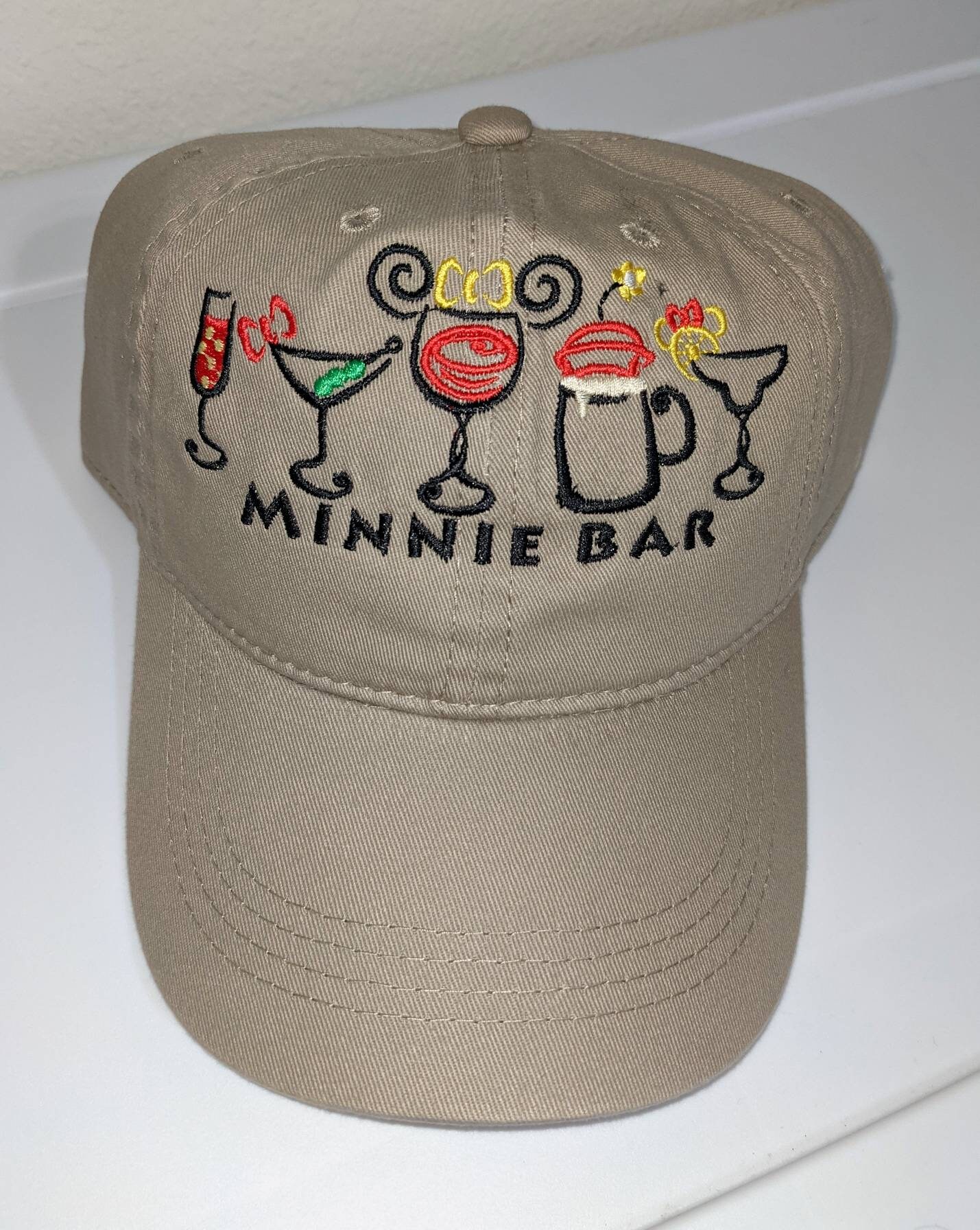 Disney Minnie Bar Cocktails Food and Wine Festival Inspired Embroidered ...