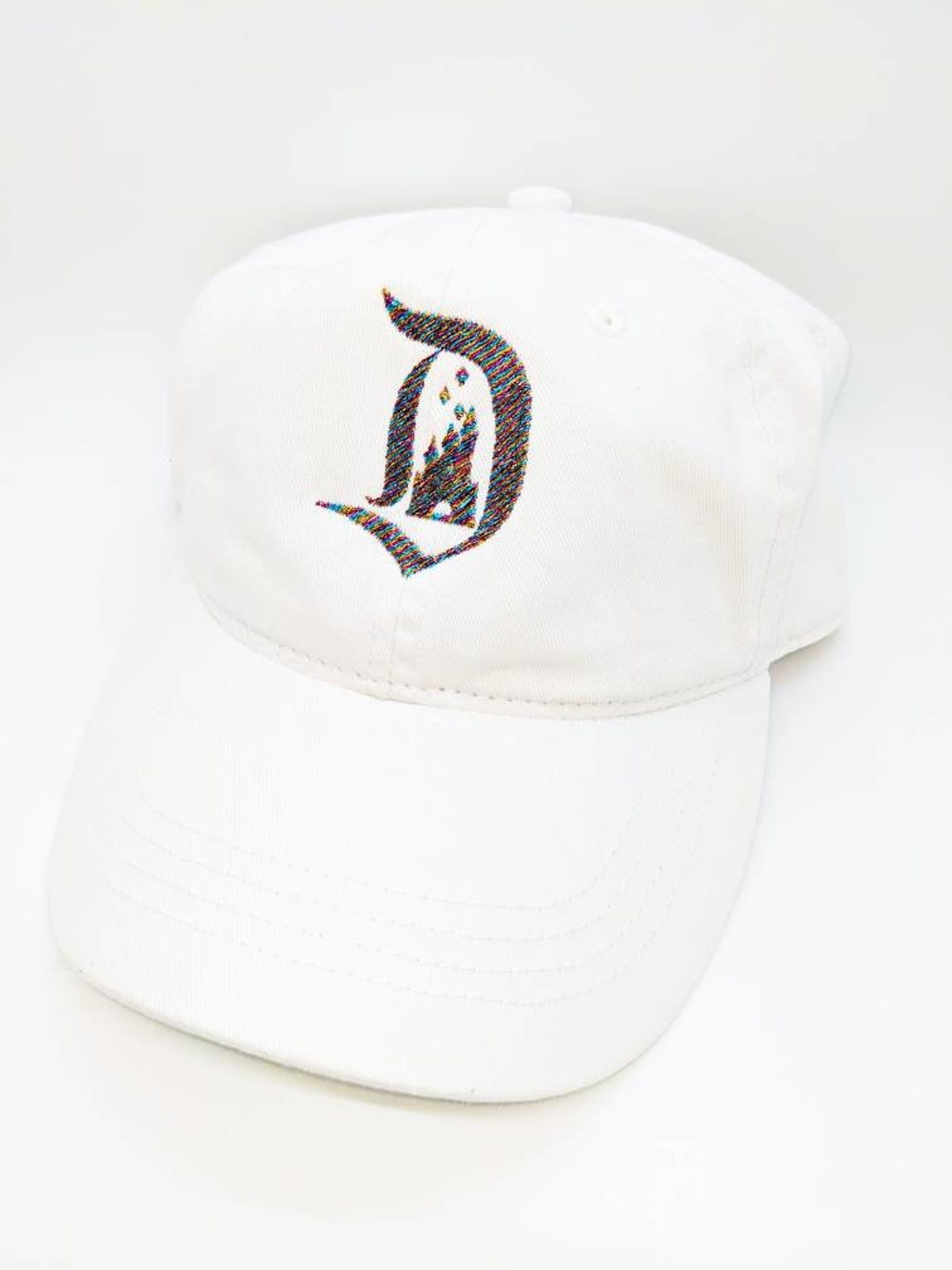 Disneyland D Logo With Castle Inspired Embroidered Hat Multiple Colors ...