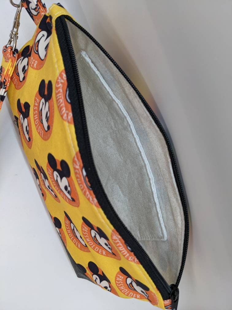 Disney World Passholder Logo Inspired Cosmetic Wristlet Clutch - Etsy