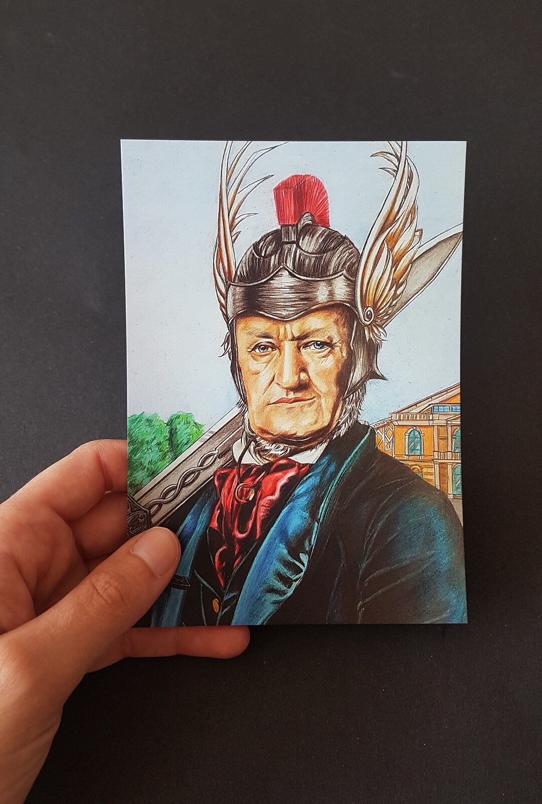 Richard Wagner, Postcard, Composer, Art Print, A6 - Etsy