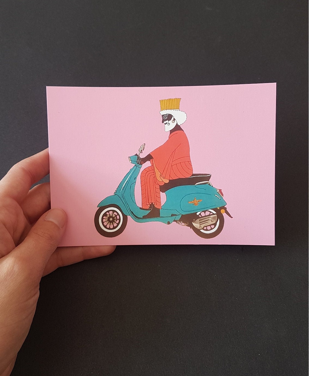 Persepolis - Shah on Tour, Postcard, Art Print, A6 - Etsy