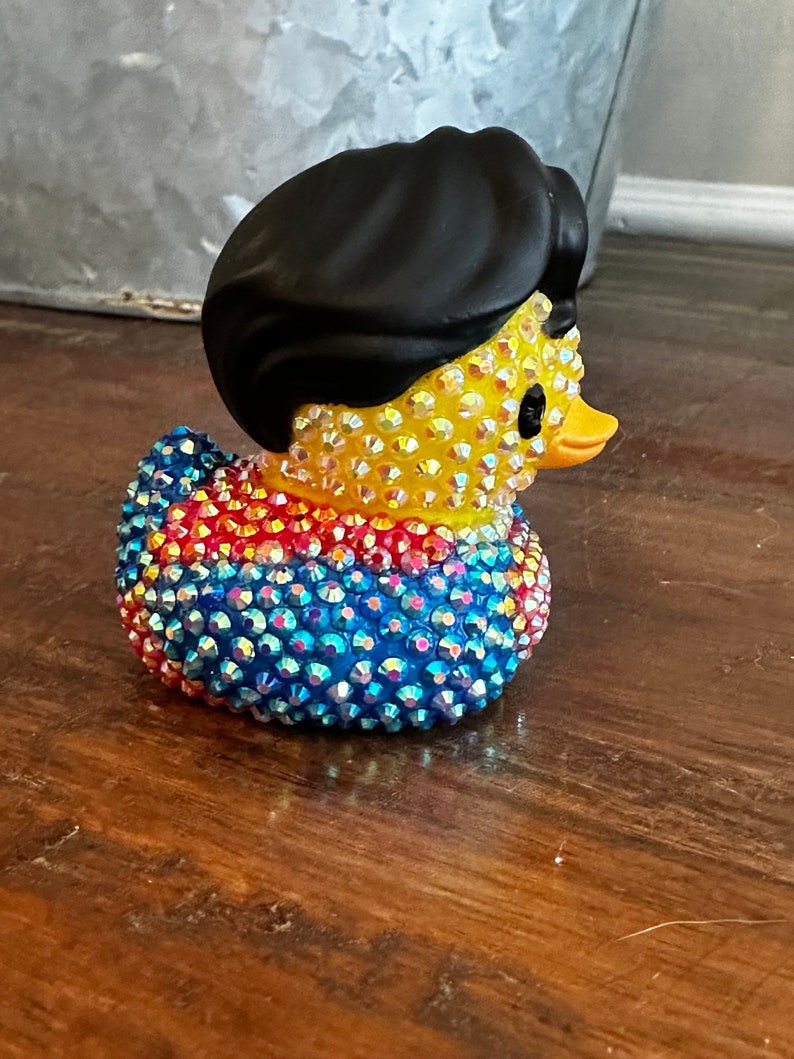 Super Dude 2 Rhinestone Rubber Duck - Etsy