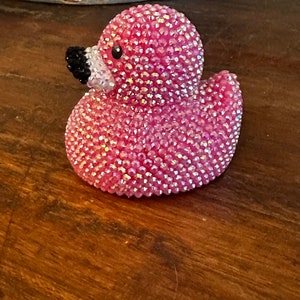 Pink Flamingo 2.5 Rhinestone Duck LAST ONE AVAILABLE - Etsy