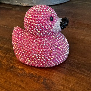 Pink Flamingo 2.5 Rhinestone Duck LAST ONE AVAILABLE - Etsy