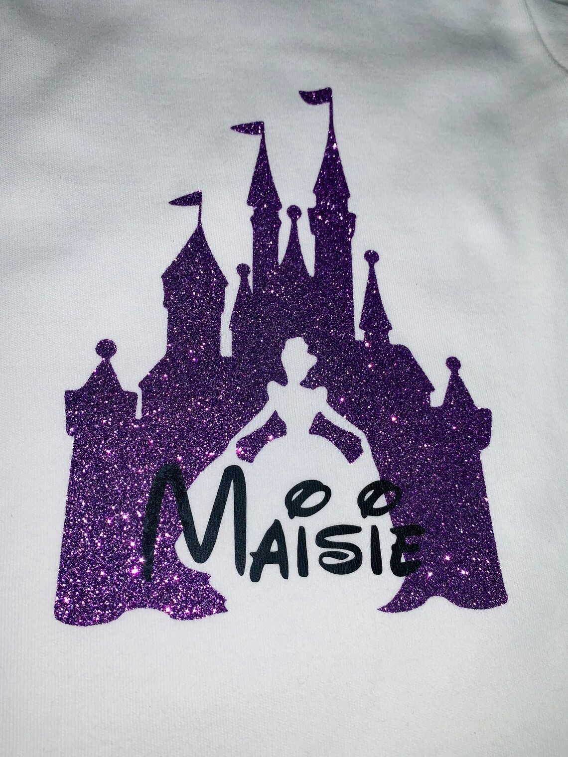 Personalised Disney Castle T Shirt Etsy