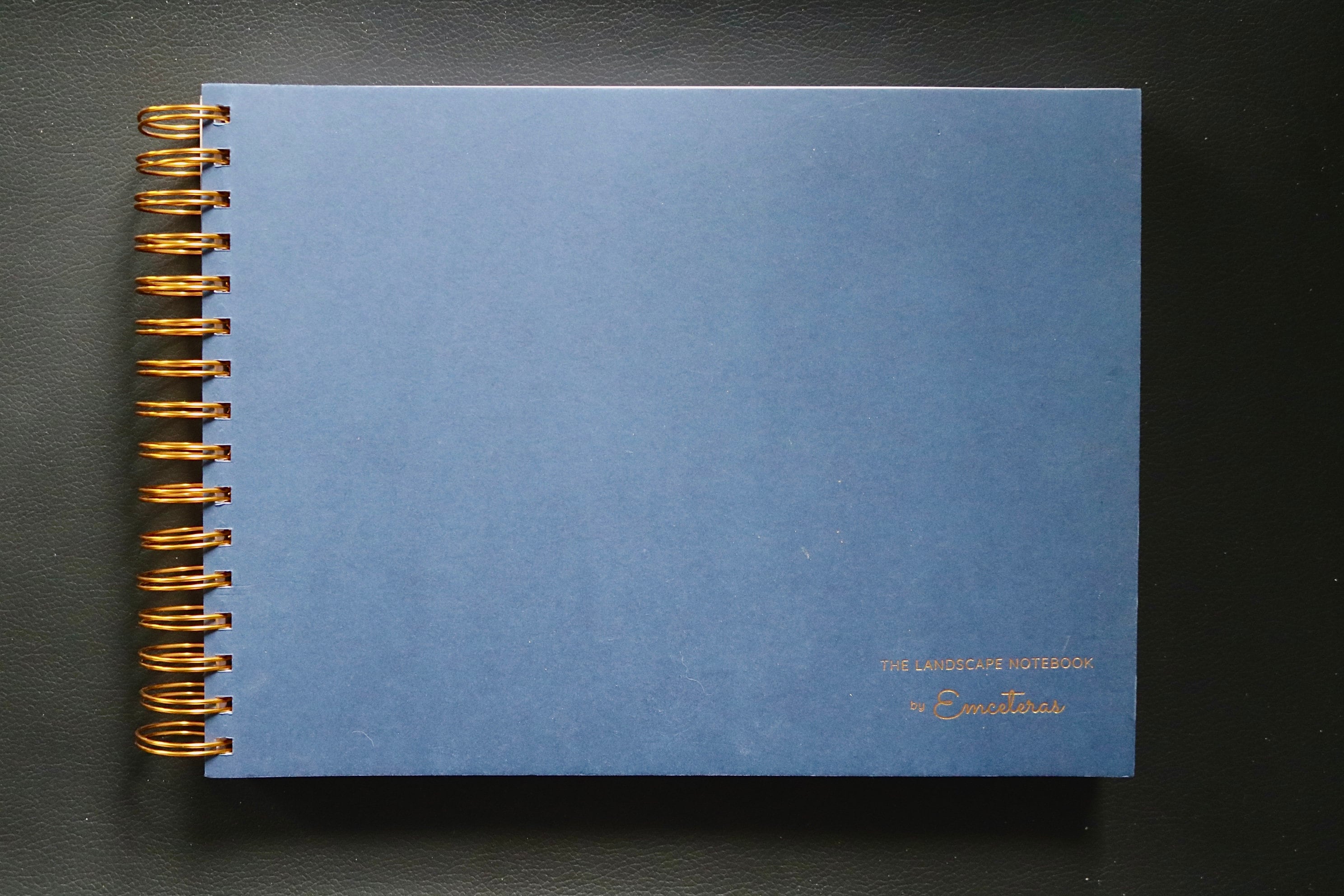 Large Landscape Spiral Notebook - Lined Journal for School, Business or ...