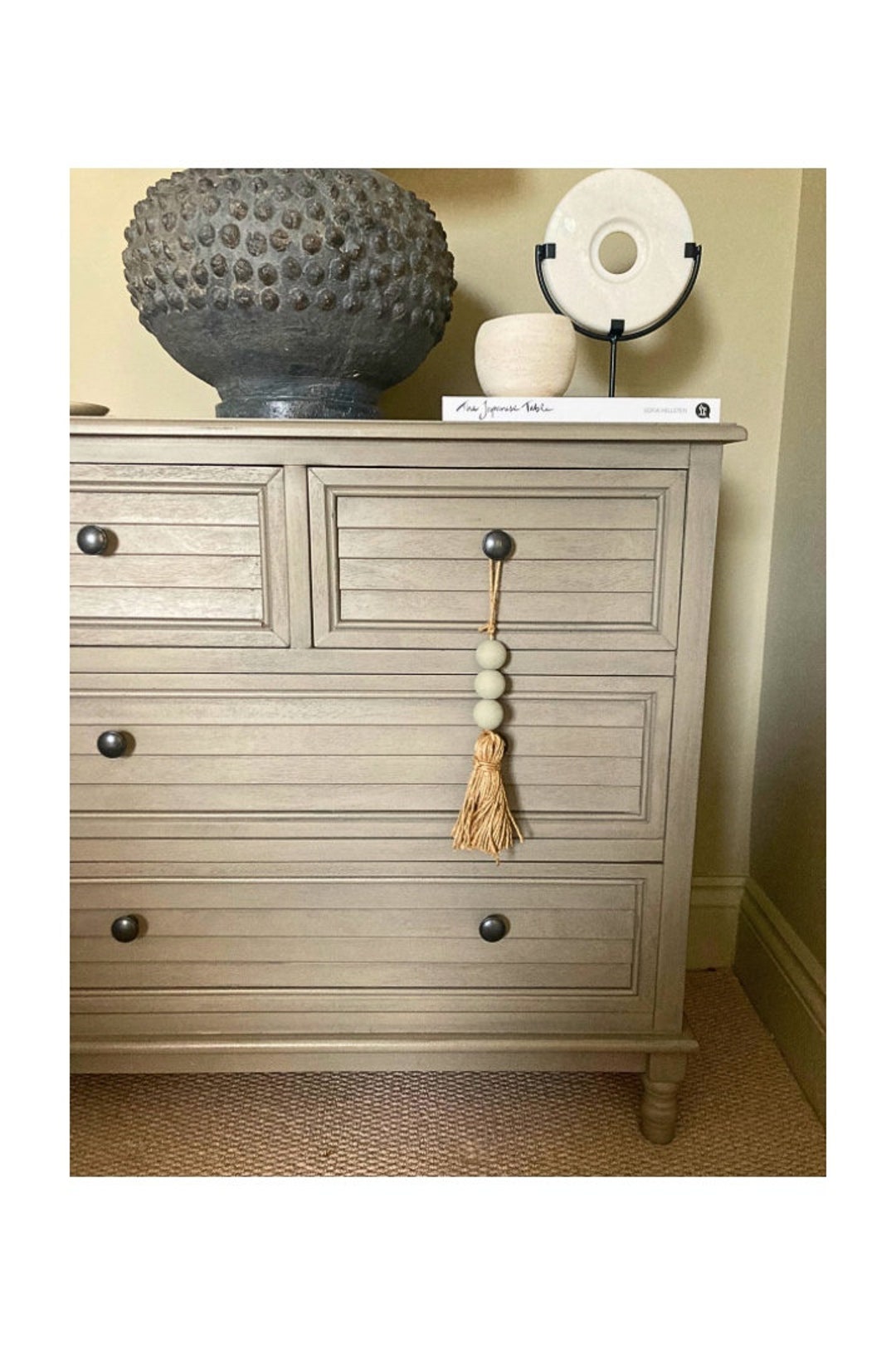 Decorative Wooden Tassel Set of Two, Pair of Door Tassels - Etsy