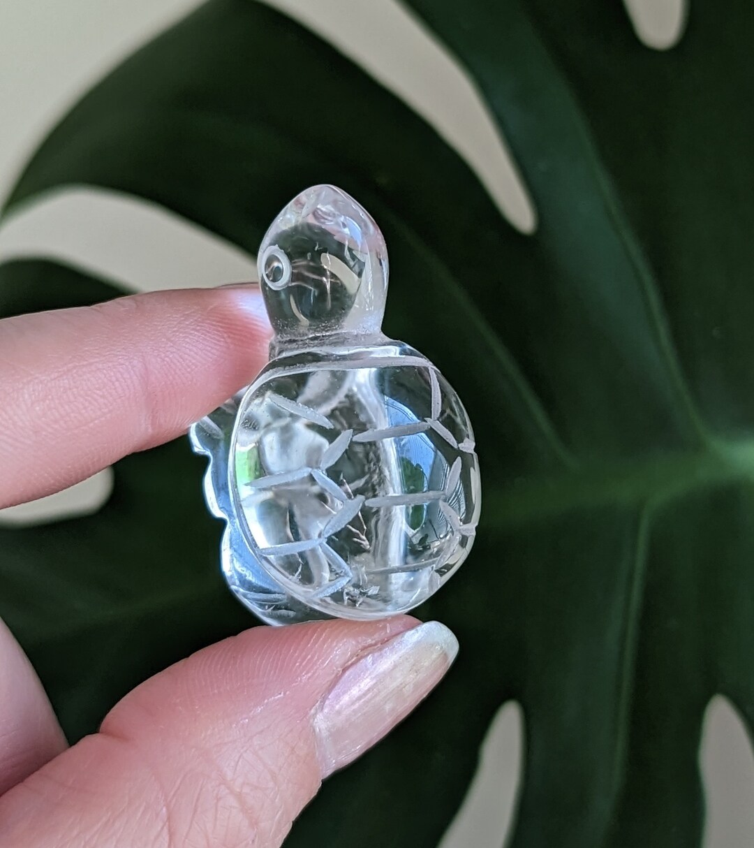 One 1 Clear Quartz Turtle Hand Carving, Mini Turtle Crystal Carving - Etsy
