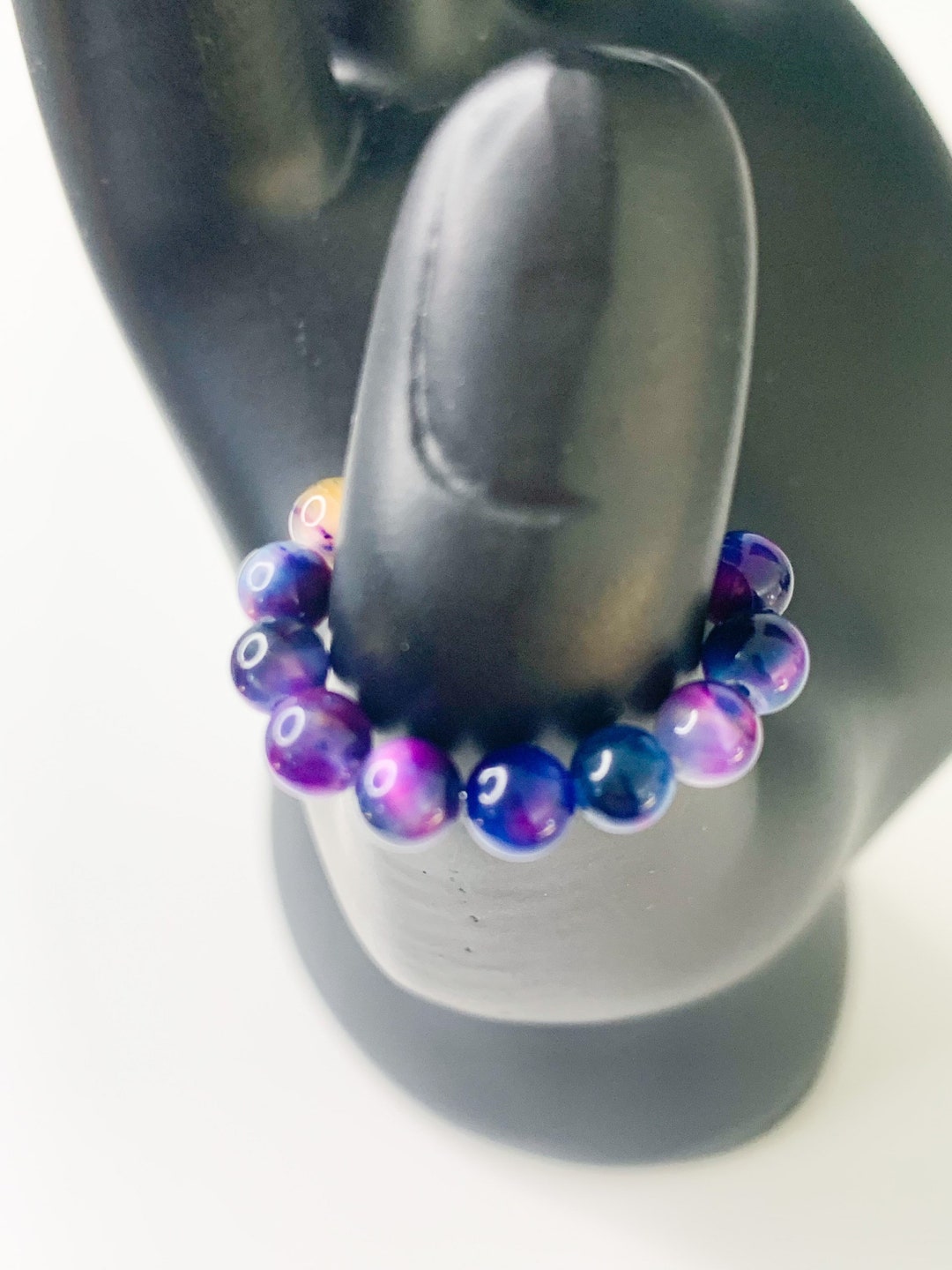 Galaxy Tigers Eye Power Ring, Semi Precious Stone Ring, Power Ring ...