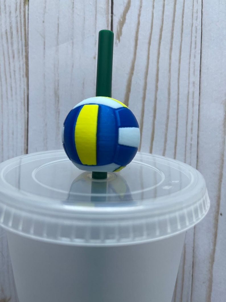 Sports Straw Toppers Kids Straw Toppers Sports Teams Straw - Etsy