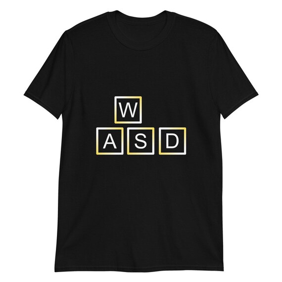 WASD Keyboard W A S D Keys for PC Gamer Short-sleeve Unisex - Etsy