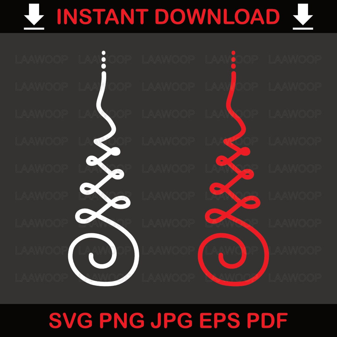 Unalome SVG PNG JPG Eps Pdf Files - Etsy