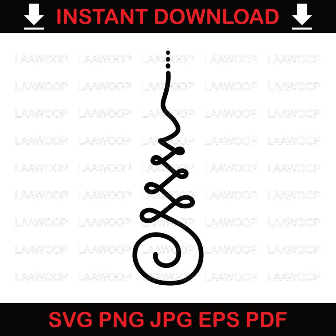 Unalome - SVG PNG JPG Eps Pdf Files - Etsy
