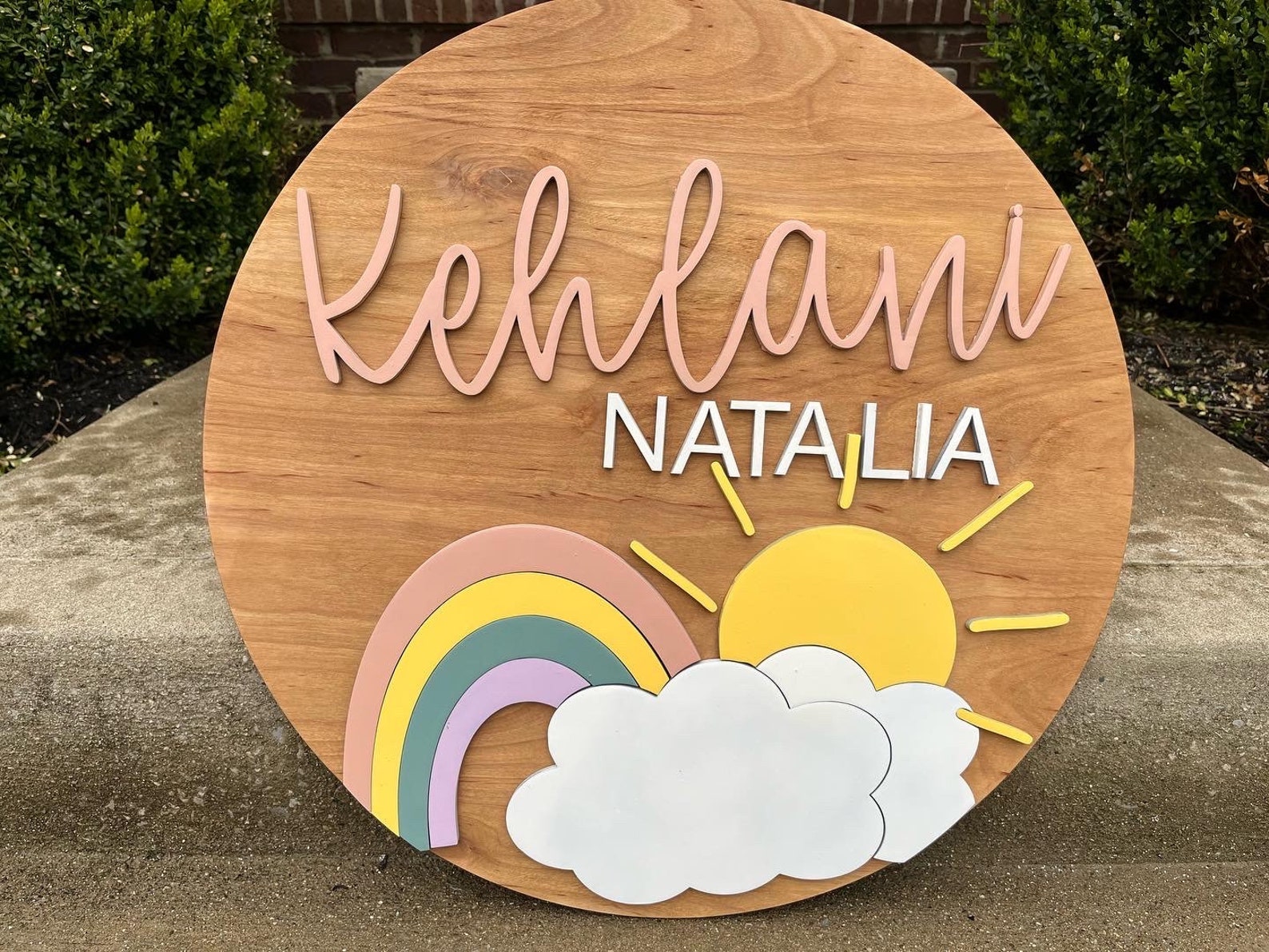 Baby Name Sign Nursery Name Sign Baby Name Sign Custom - Etsy