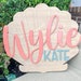 Baby Name Sign Nursery Name Sign seashell Baby Name Sign Custom First ...