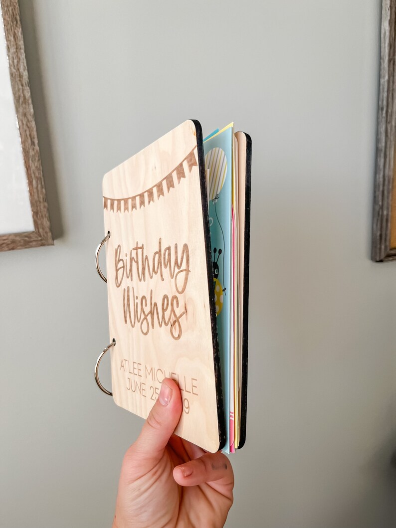 Birthday Card Keepsake Birthday Card Storage Birthday Card - Etsy