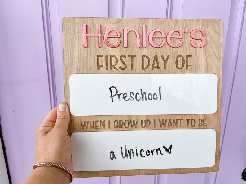 First Day of School Photo Prop Last Day of School Photo Prop - Etsy