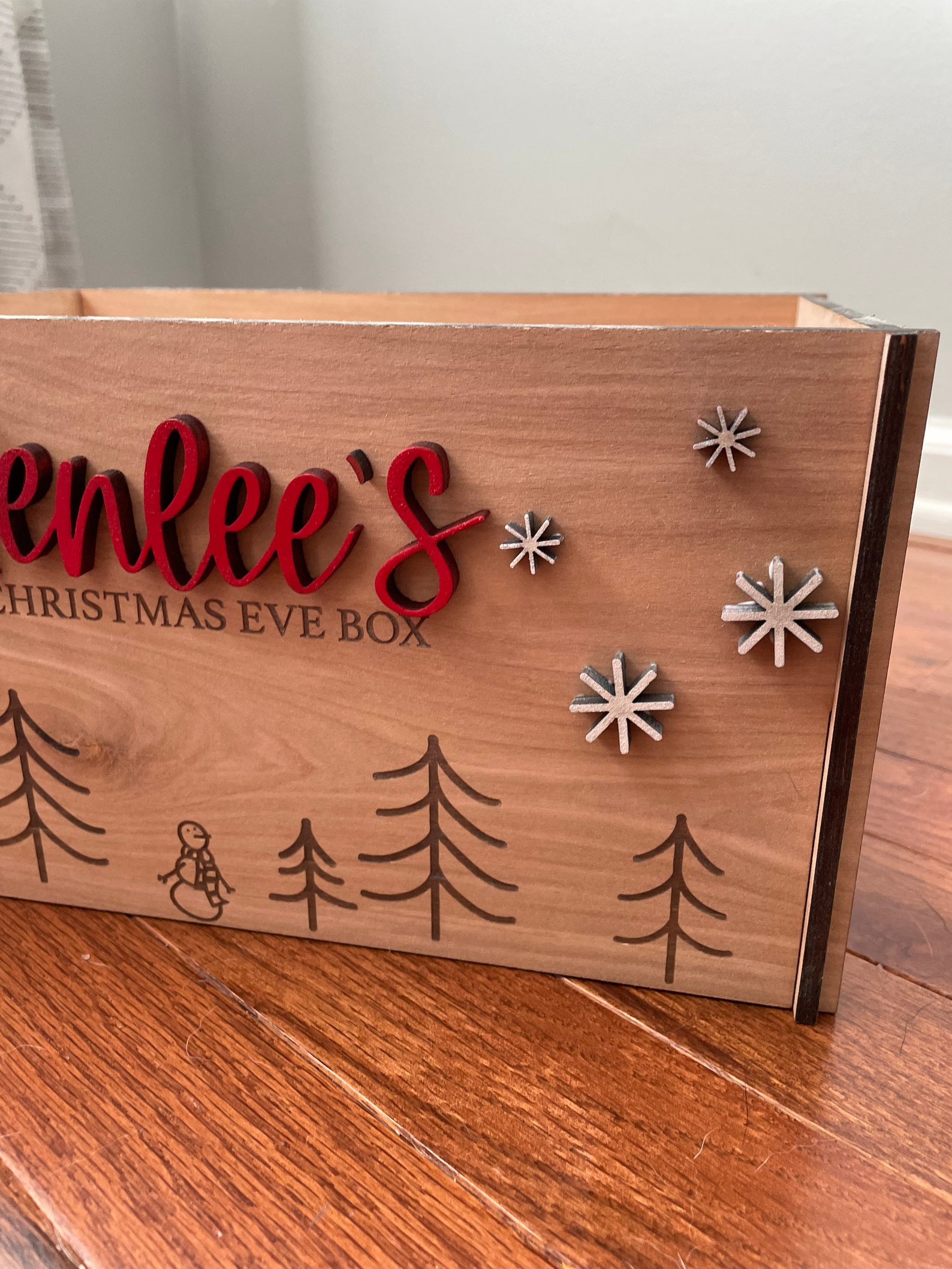 Christmas Eve Box Gift Crate Gift Box Personalized Gift - Etsy