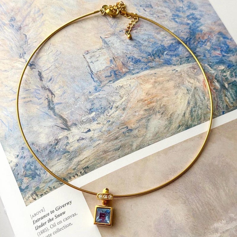 Gold Tone Vintage Choker - Etsy
