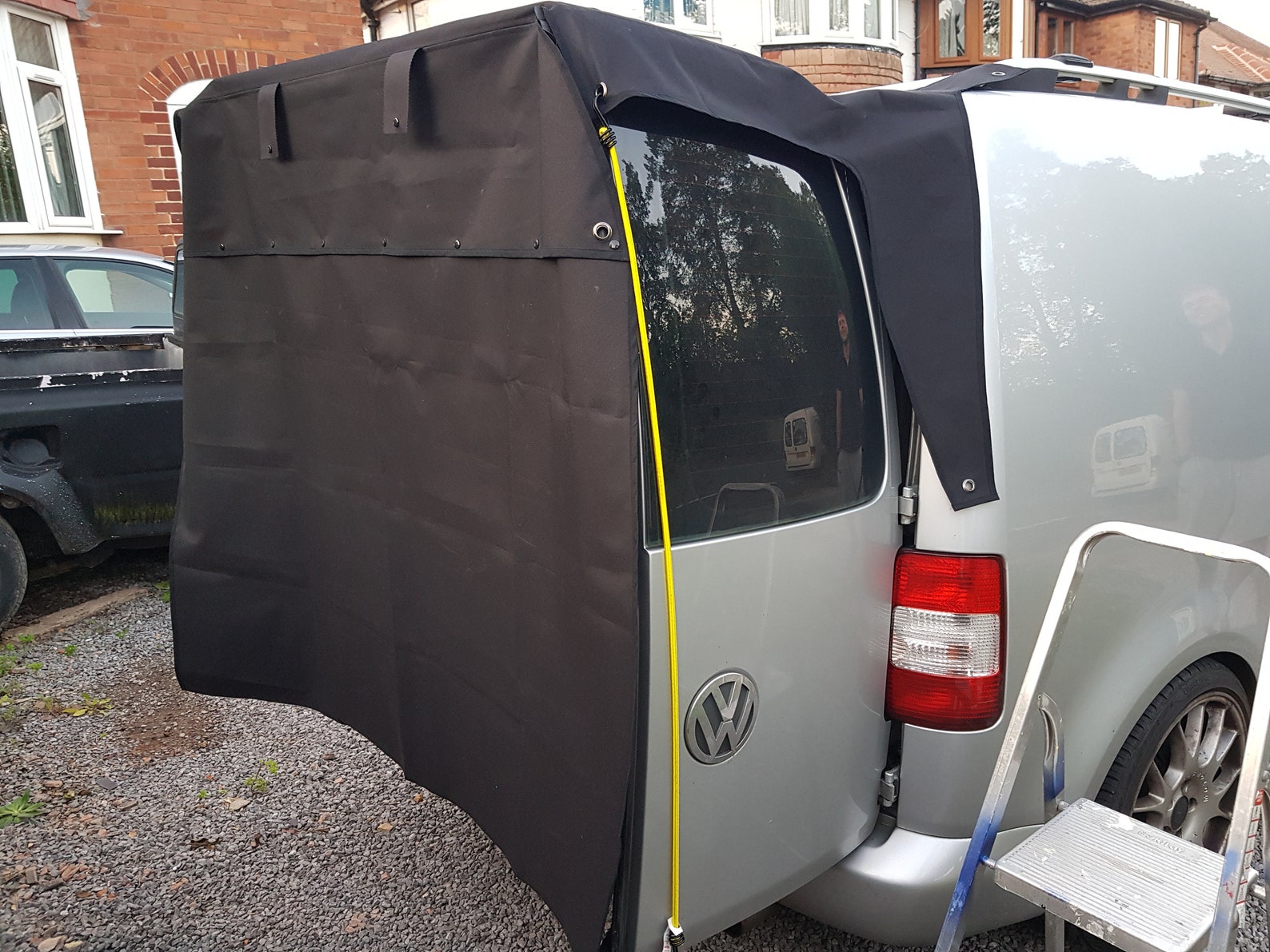 NEW V.W MK3 Caddy Campervan Barn Door Awning PRIVACY EXTENSION - Etsy