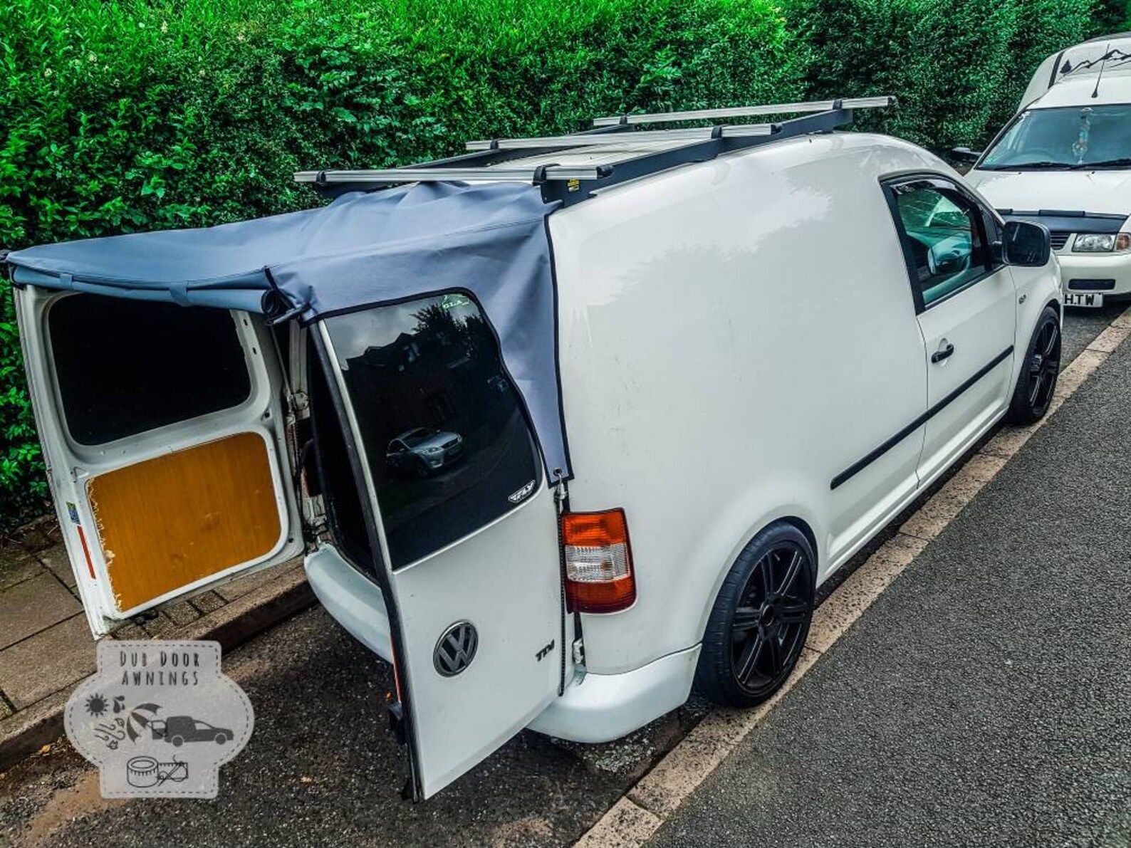 CUSTOM VW MK3 Caddy Campervan Barn Door Awning - Etsy