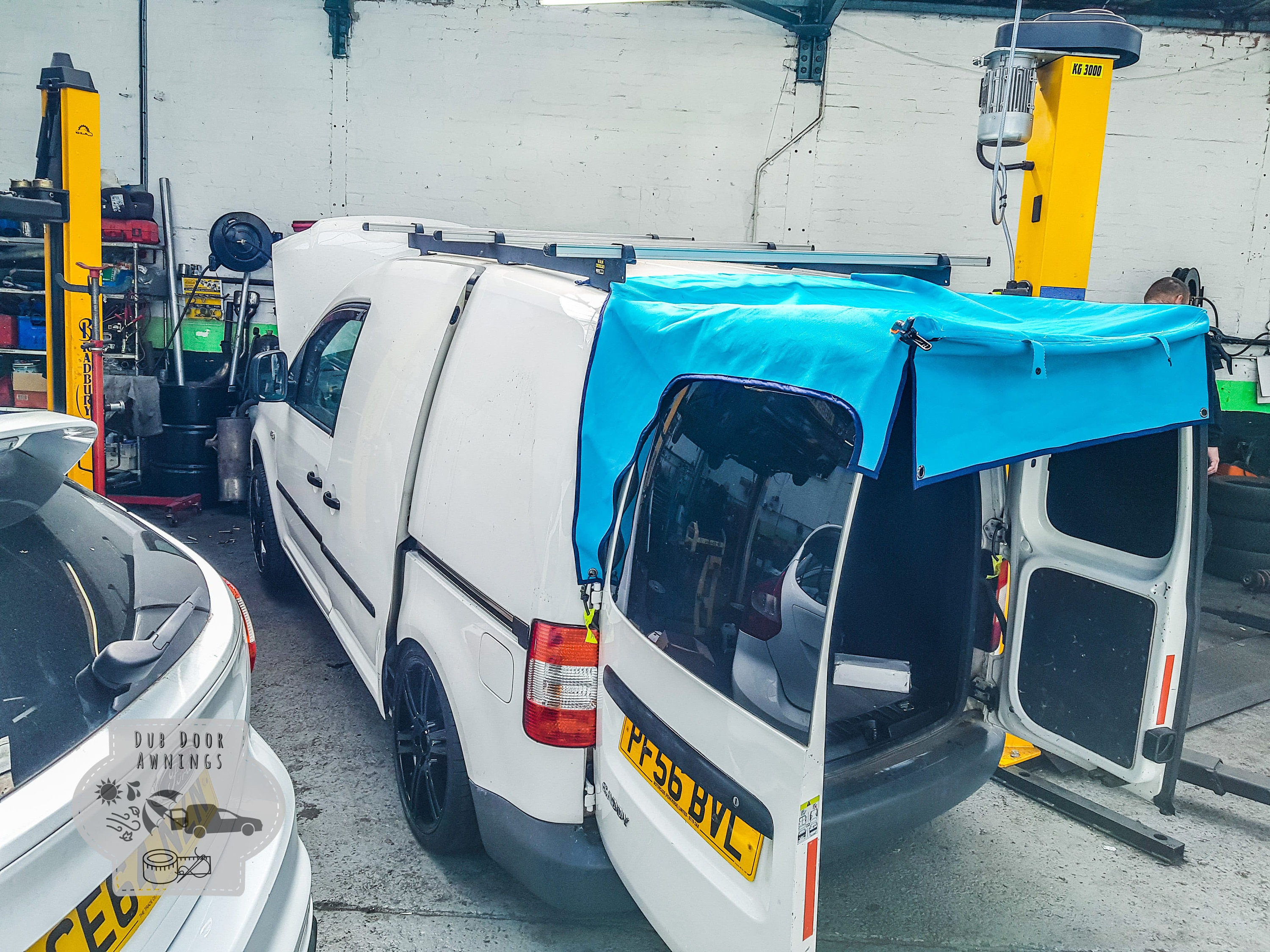 CUSTOM VW MK3 Caddy Campervan Barn Door Awning - Etsy